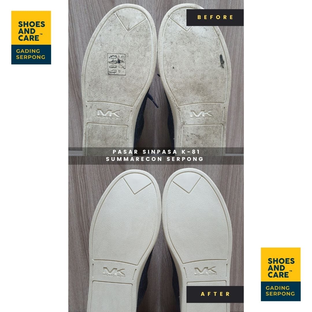 Layanan Unyellowing: Mengembalikan Warna Sol yang Menguning - Cuci ...